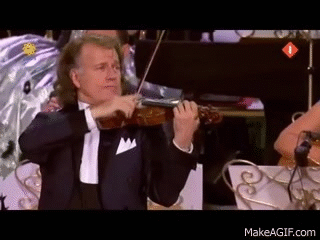 André Rieu in Mexico. La Paloma. on Make a GIF