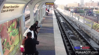 Raw Surveillance Footage Shows Cop Beating Man With Baton on Make a GIF