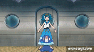 Lana Using Water type Z-Move (Hydro Vortex) on Make a GIF