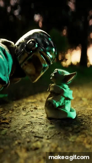 Grogu and The Mandalorian Reunite on Make a GIF