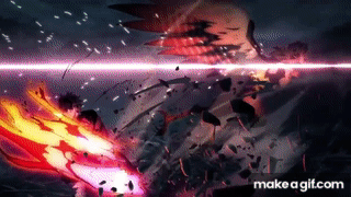 Demon Slayer - Tanjiro vs uppermoon 4 (Hinokami Kagura Dragon Sun Halo ...