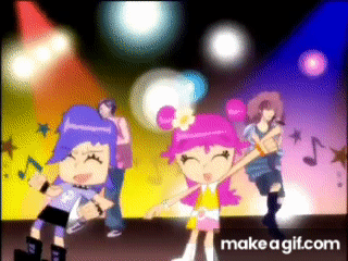 Ami and Yumi dancing on Make a GIF
