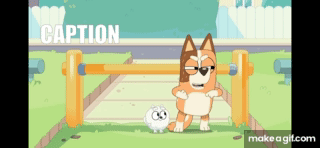 Bluey chilli on Make a GIF