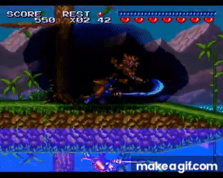 SPARKSTER SNES AINDA VALE A PENA JOGAR HOJE EM DIA? on Make a GIF