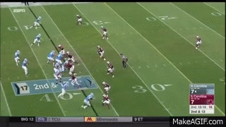 2015 USC vs UNC - Skai Moore Big Hit on Make a GIF