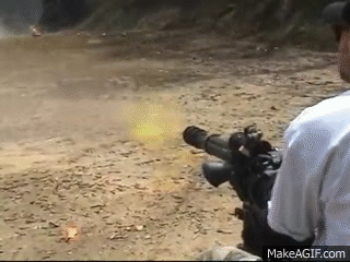 Mini Gun Action at knob creek on Make a GIF