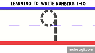 Learning to Write Numbers 1-10 | How to Write 1 to 10 for Kids | Handwriting Numbers Preschool ...