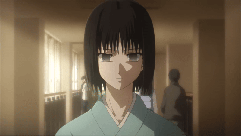 Young Shiki Ryougi Garden of Sinners on Make a GIF