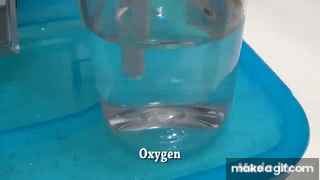 Water Electrolysis Kit(hydrogen and oxygen separated) on Make a GIF